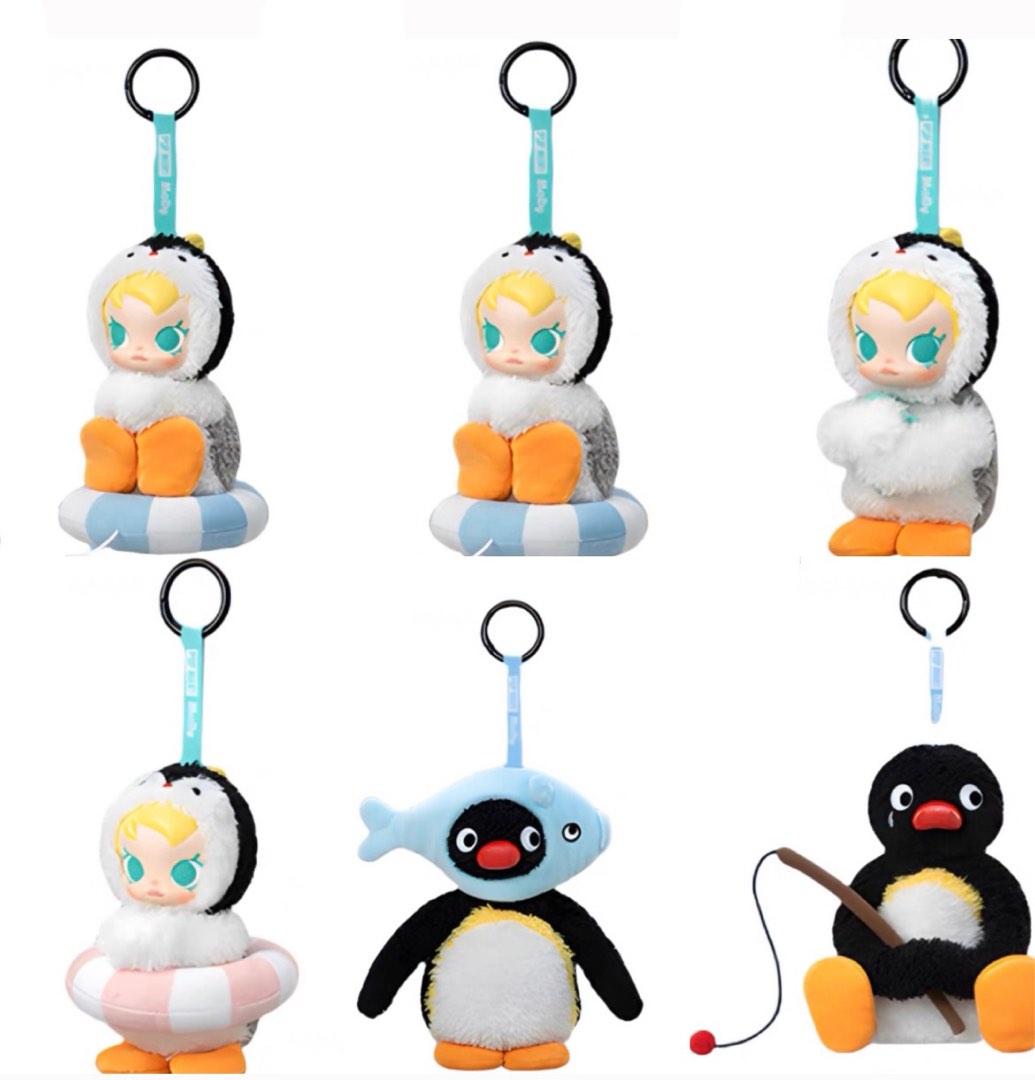BABY MOLLY X PINGU SERIES POPMART HAPPY FISHING SERIES/ FULL SET ...