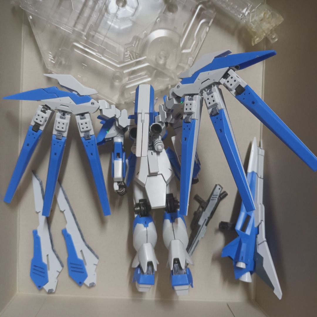 bandai hg hguc build 1/144 scale hi nu new vrabe gundam, 預購 - Carousell