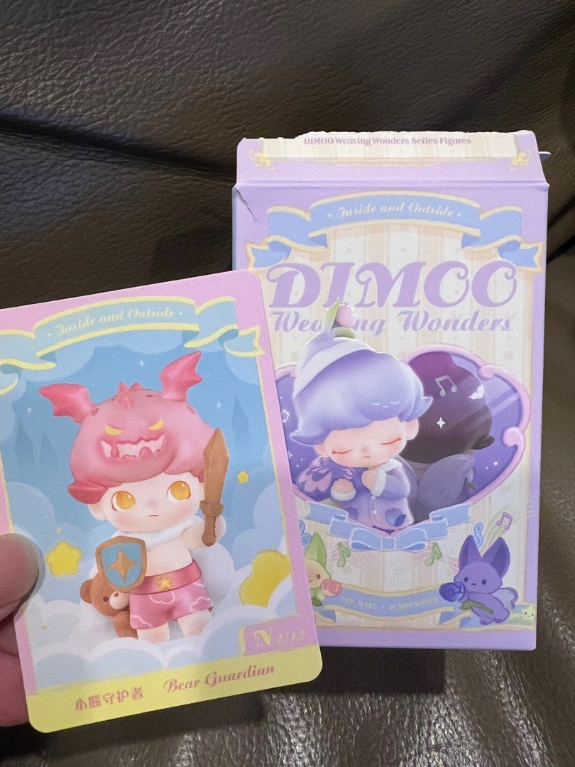 [BNIF] Popmart Dimoo Weaving Wonders Series - Bear Guardian, Hobbies ...