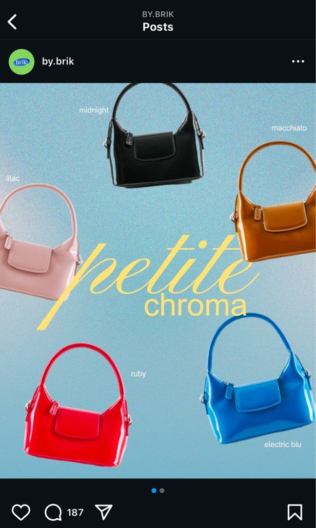 BRIK - PETIT CHROMA IN MIDNIGHT, Women's Fashion, Bags & Wallets, Cross ...