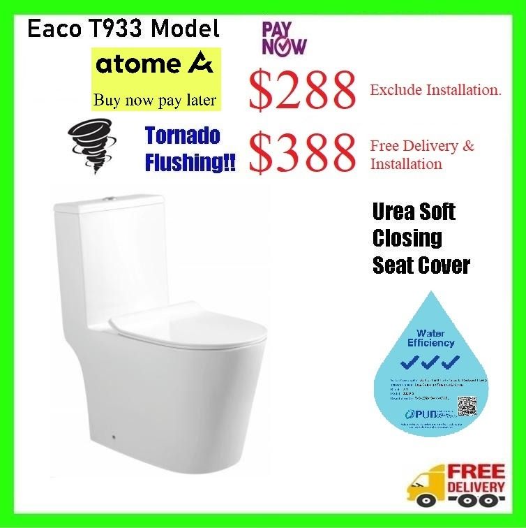 BTO Offer/BTO Special Promotion/New EACO T933 & T988 Toilet bowl/with ...