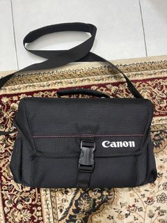 Canon EOS Camera Bag Genuine signature RED, Photography, Photography ...