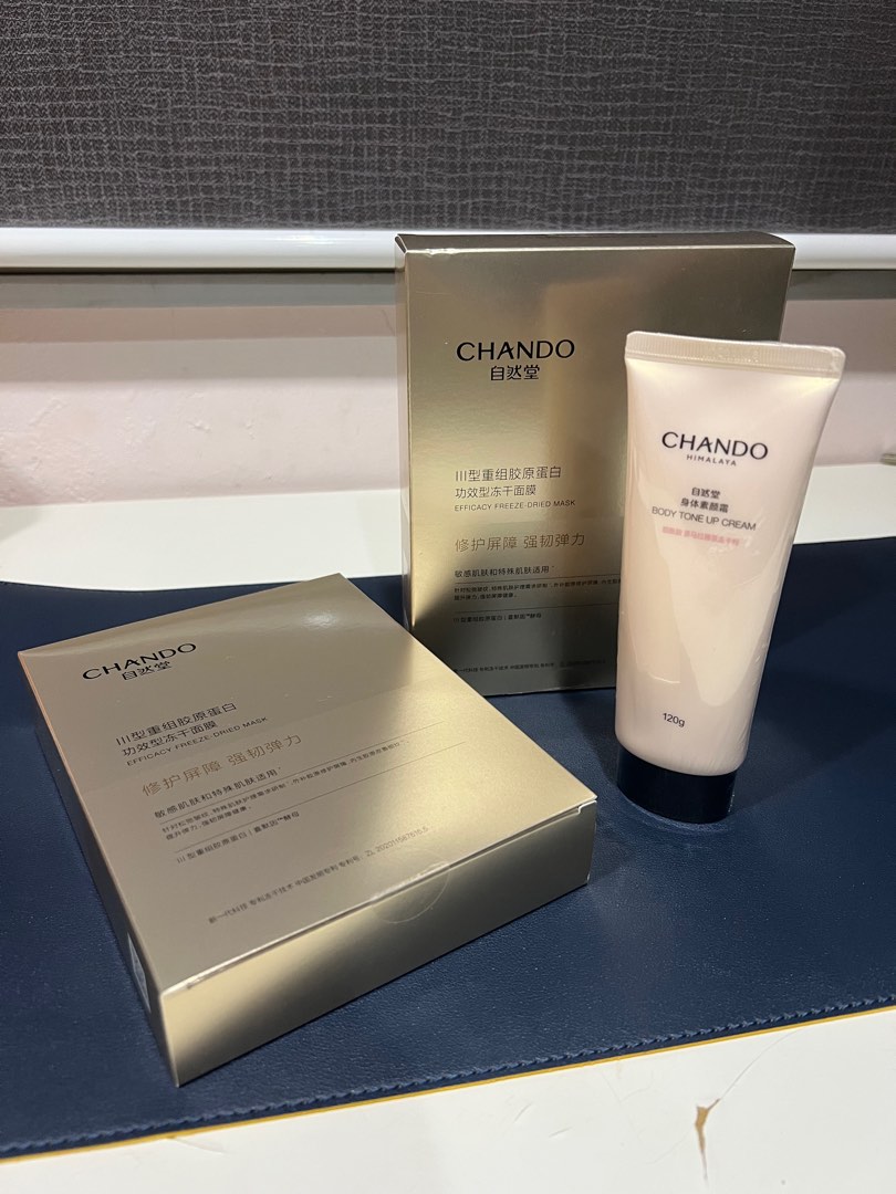 Chando Freeze Dried Mask & Tone Up Cream, Beauty & Personal Care, Face ...
