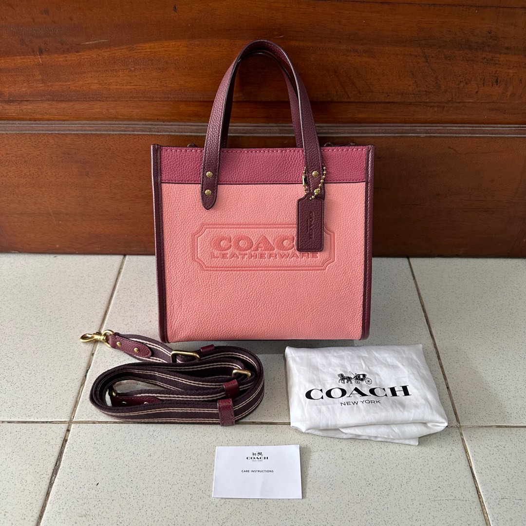 Coach Bag Field Pink Butik Original, Barang Mewah, Tas & Dompet di ...