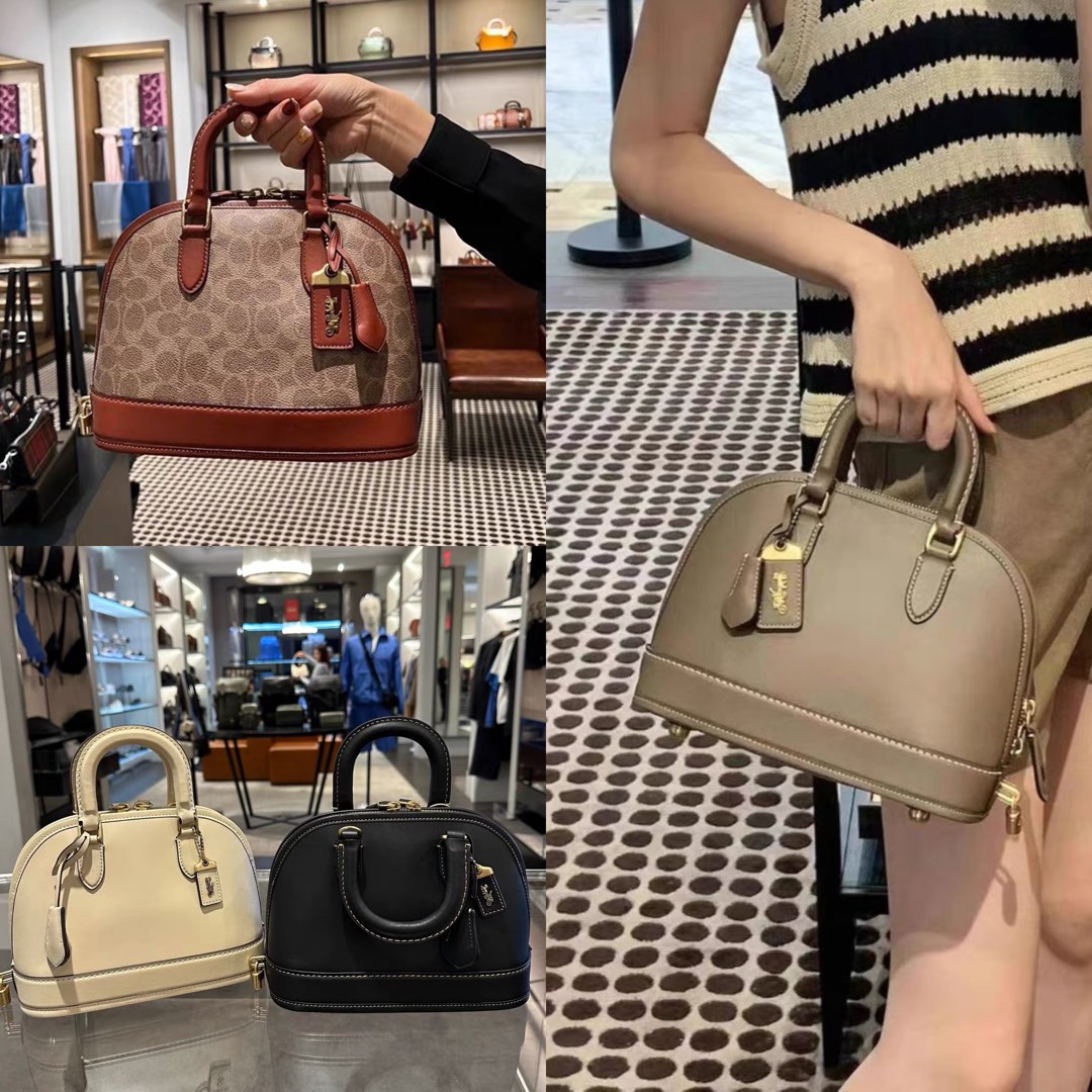 Coach Revel in Signature Canvas Women Handcarry Crossbody Bag, Luxury ...