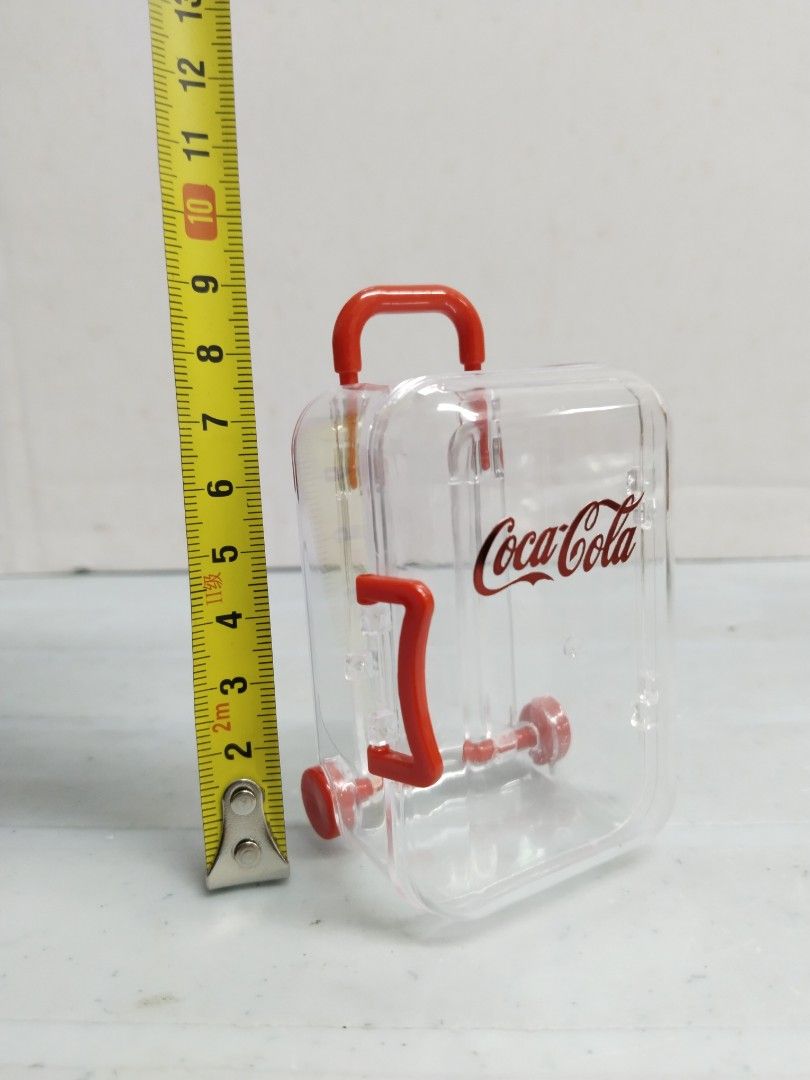 Coca Cola Coke Mini Plastic Luggage Trolley Bag, Hobbies & Toys ...