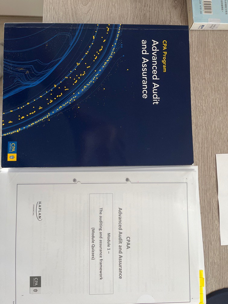 CPAA AAA with Kaplan quizzes, 興趣及遊戲, 書本 & 文具, 教科書 - Carousell