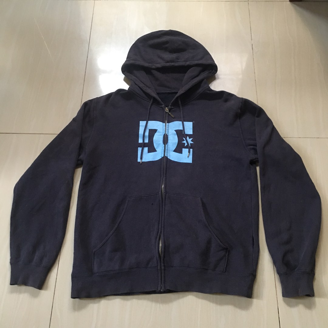 DC Zip Up hoodie, Men's Fashion, Coats, Jackets and Outerwear on Carousell