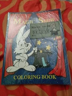 magic show coloring book deluxe