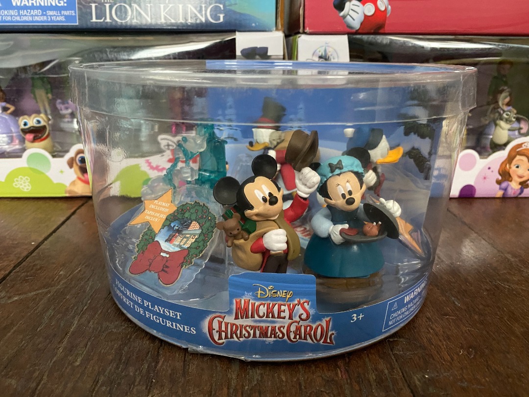 Disney Figure Play Set - Mickey Mouse Christmas Carol, Hobbies & Toys ...