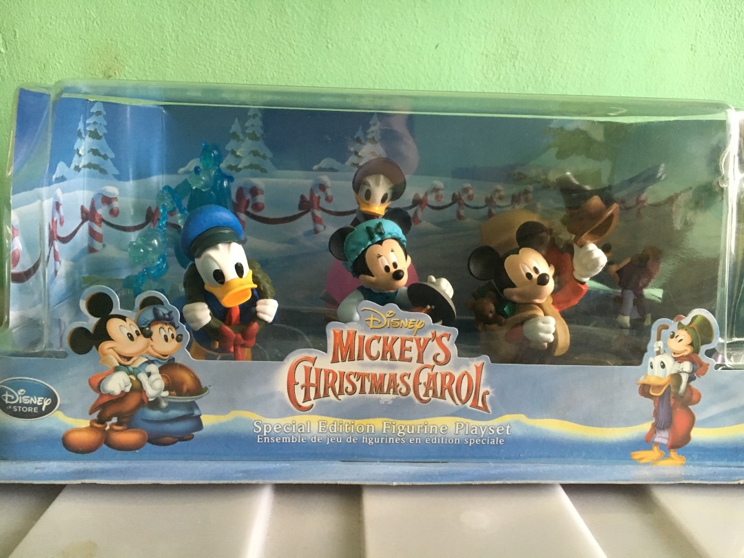 Disney Figure Play Set - Mickey Mouse Christmas Carol, Hobbies & Toys ...