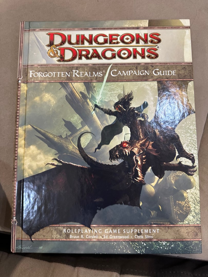 Dungeons & Dragons Forgotten Realms Campaign Guide, Hobbies & Toys ...