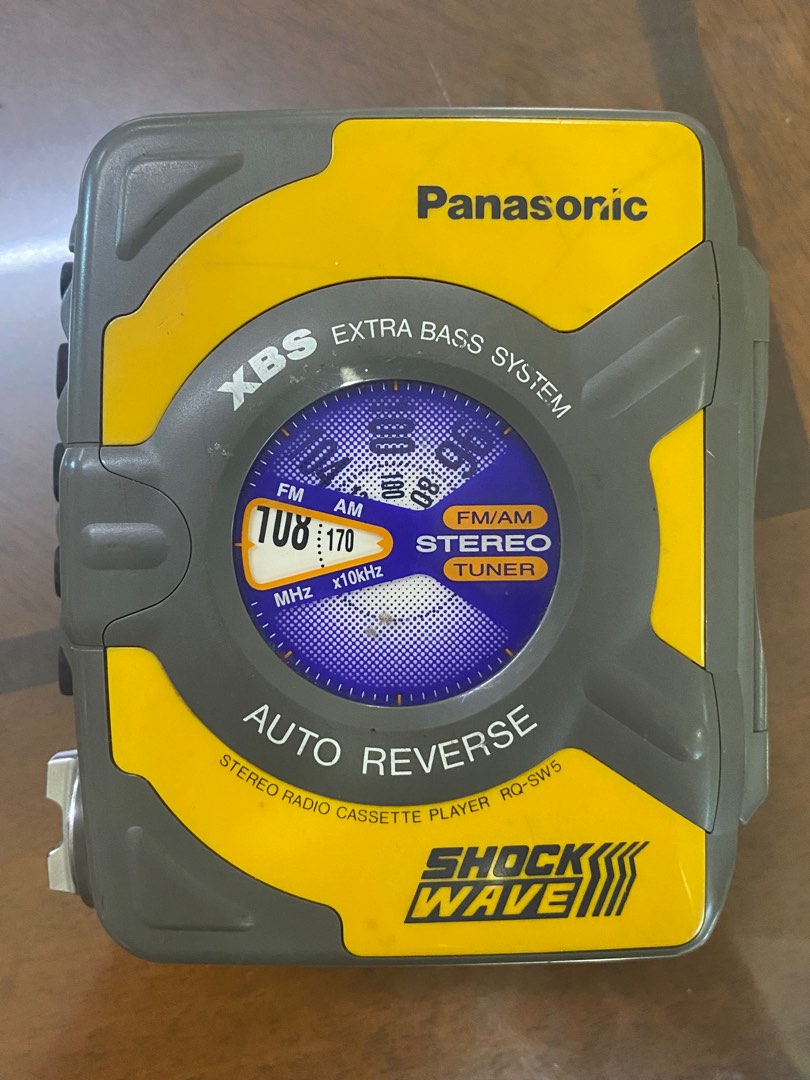 FOR PARTS Panasonic RQ-SW5 AM/FM SHOCKWAVE Extra Bass Auto Reverse ...