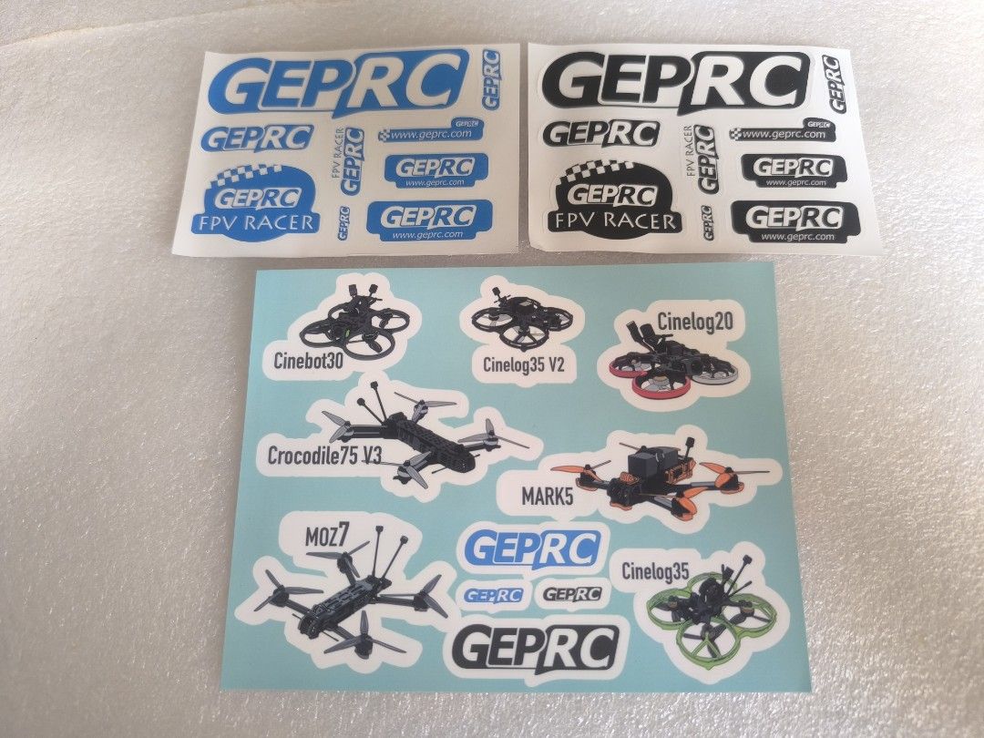 Geprc FPV Drone Sticker, Hobbies & Toys, Toys & Games on Carousell