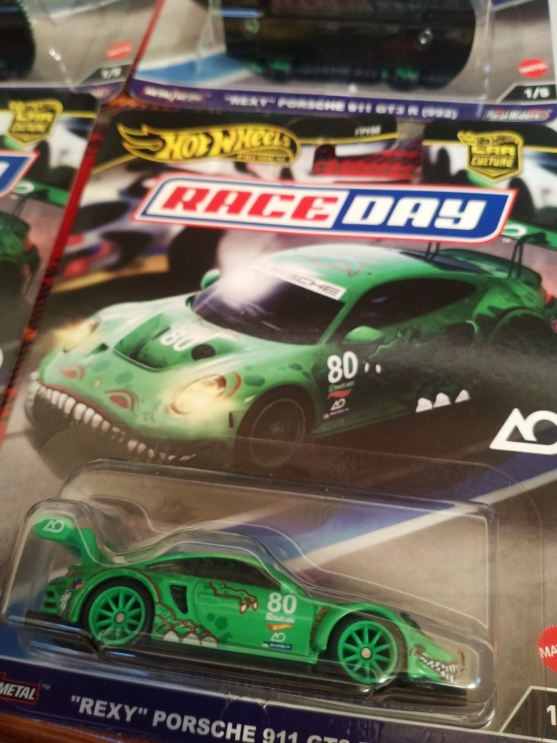 Hot wheels Race day Rexy Porsche 911 GT3 (992) premium diecast, Hobbies ...