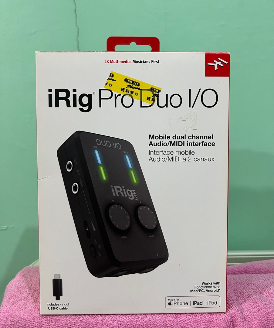 iRig Pro Duo I/O Mobile Dual Channrl Audio/MIDI Interface, Musik ...