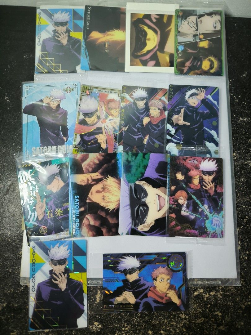 Jujutsu kaisen jjk anime cards, Hobbies & Toys, Toys & Games on Carousell