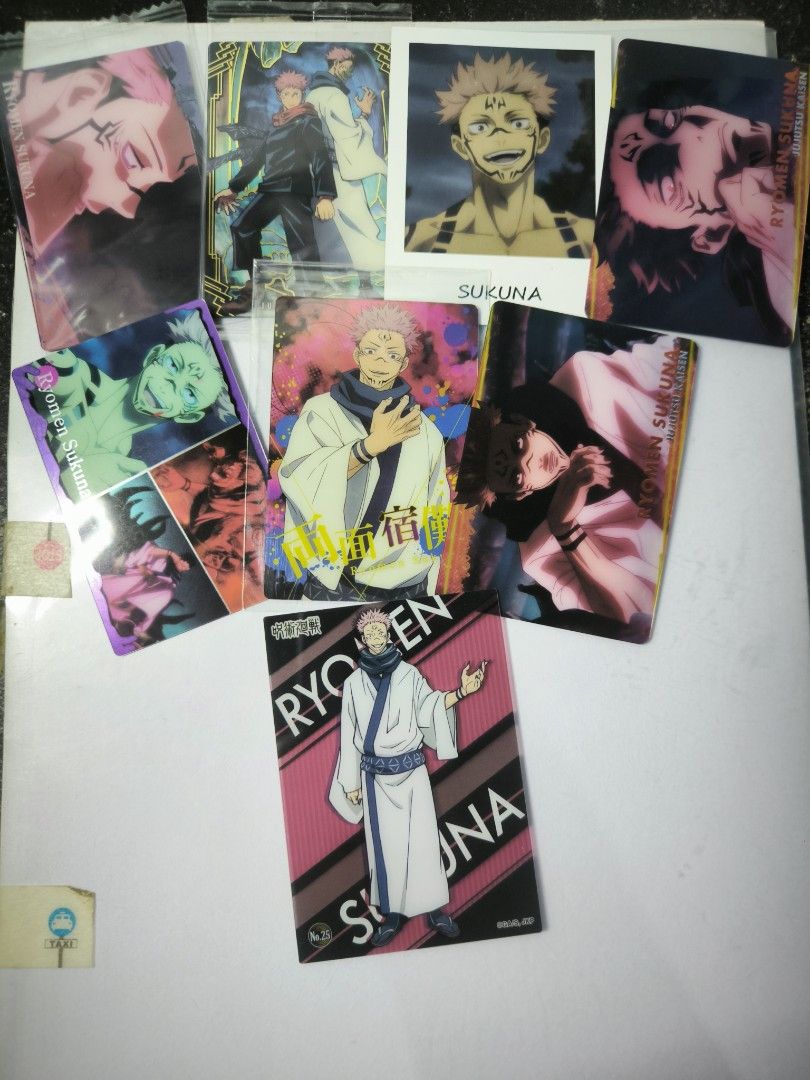 Jujutsu kaisen jjk anime cards, Hobbies & Toys, Toys & Games on Carousell