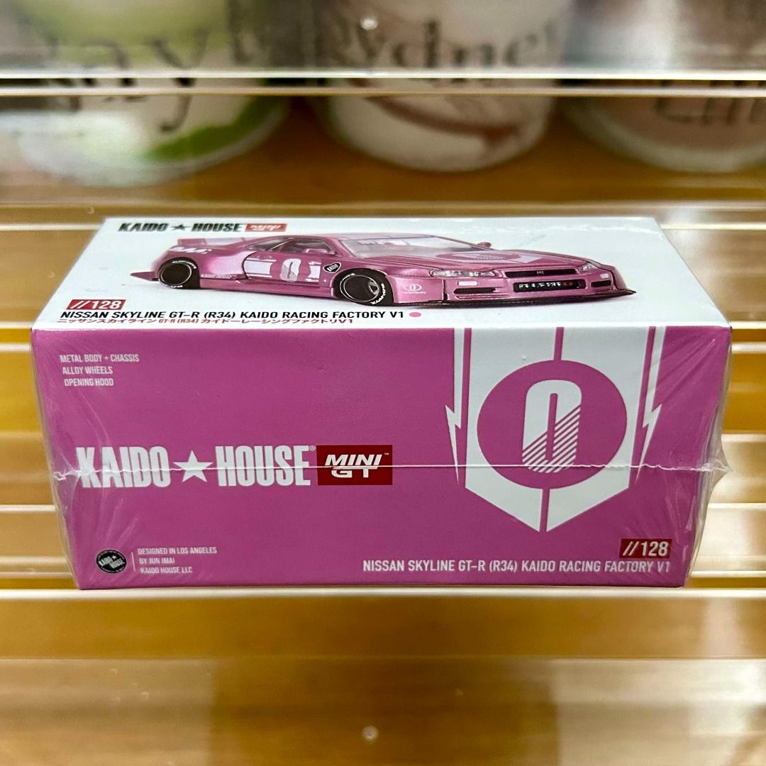 Kaido House Mini GT Nissan Skyline GT-R (R34) Kaido Racing Factory V1 ...
