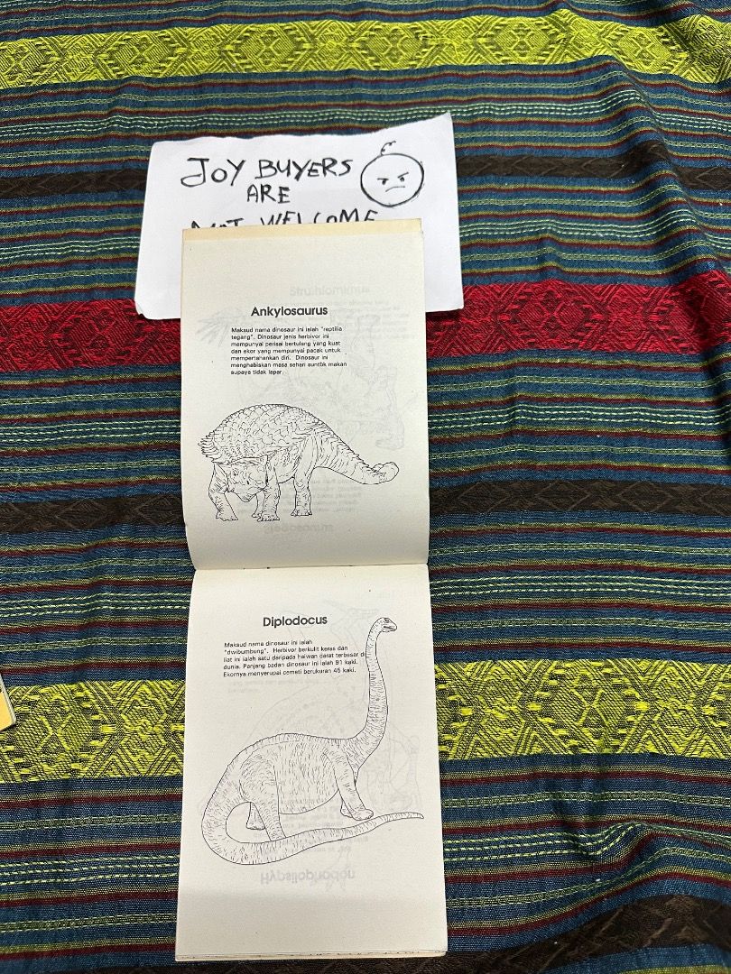 KOMBO BUKU MEWARNA DAN AKTIVITI DINOSOR / DINOSOURS COLORING AND ...