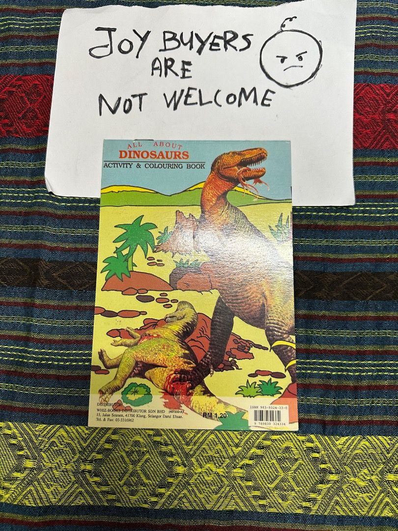 KOMBO BUKU MEWARNA DAN AKTIVITI DINOSOR / DINOSOURS COLORING AND ...