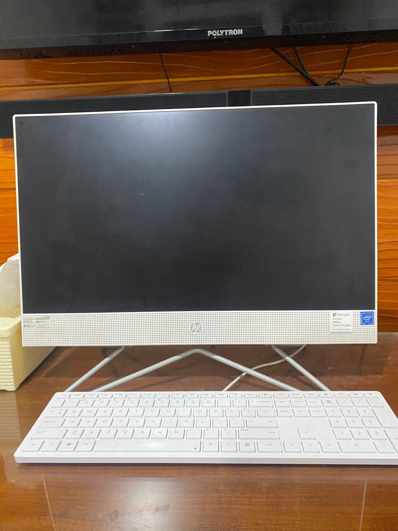 KOMPUTER / PC HP AIO CELERON J4025 4GB 1TB 21.5" Win10+OHS (HP 22 ...