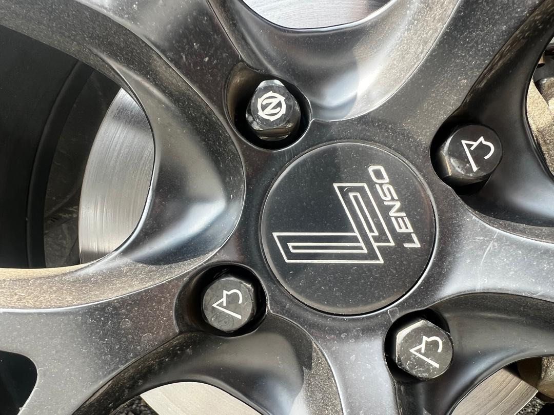 Lenso Rim Ori 17 inch with safety lock, Auto Accessories on Carousell