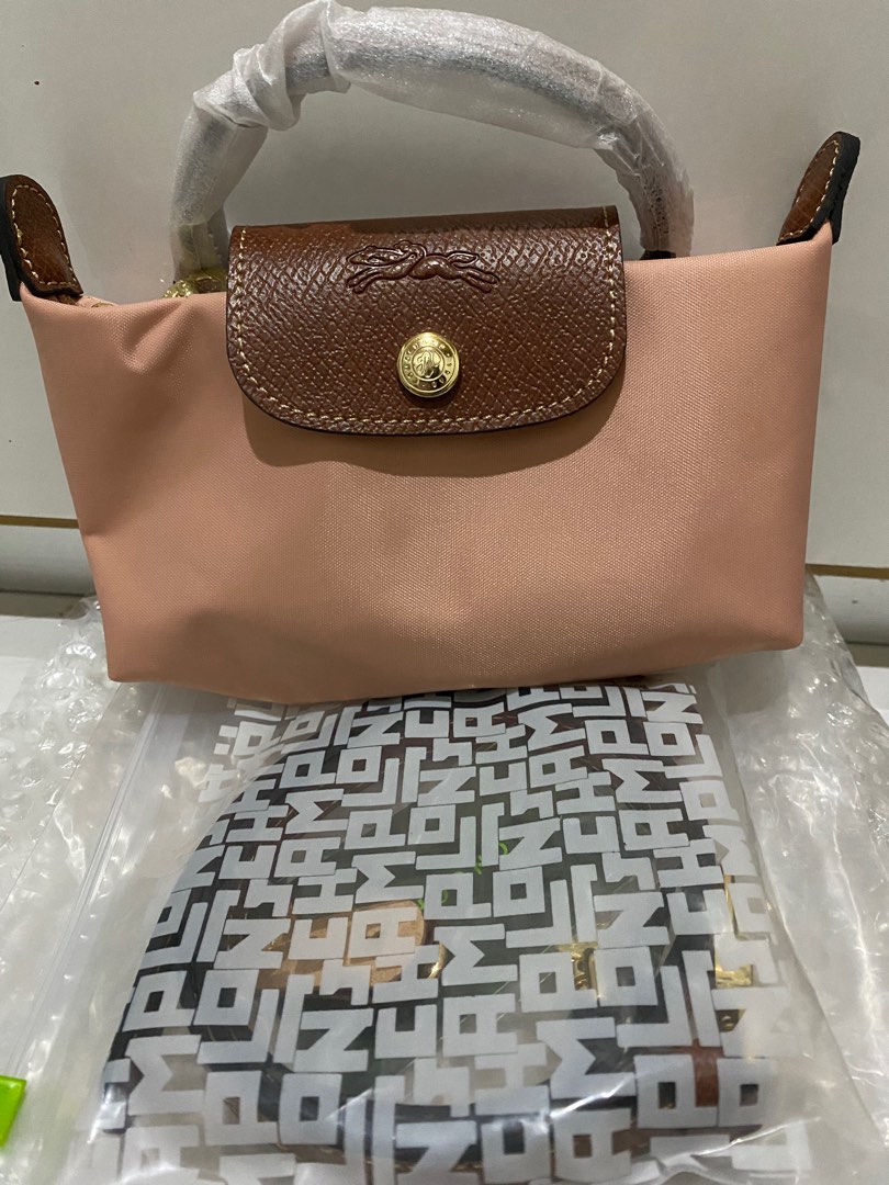 Longchamp mini in sakura pink, Luxury, Bags & Wallets on Carousell