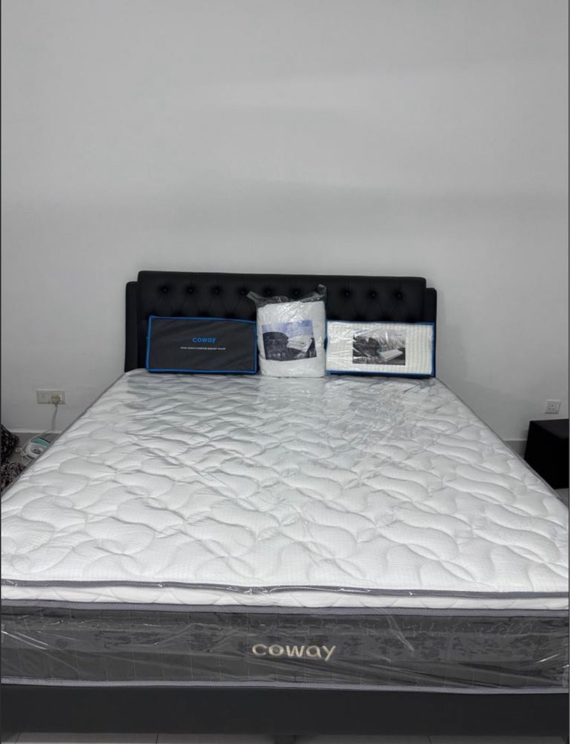 Mattress Set King With Bedframe Coway, Furniture & Home Living ...