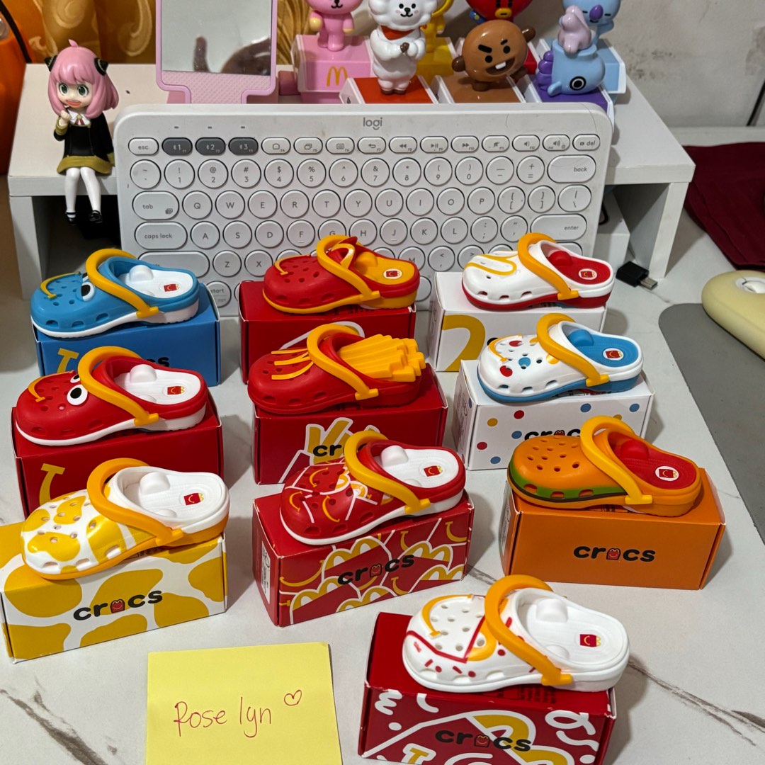 Mcdo Happy Meal x Crocs, Hobbies & Toys, Toys & Games on Carousell