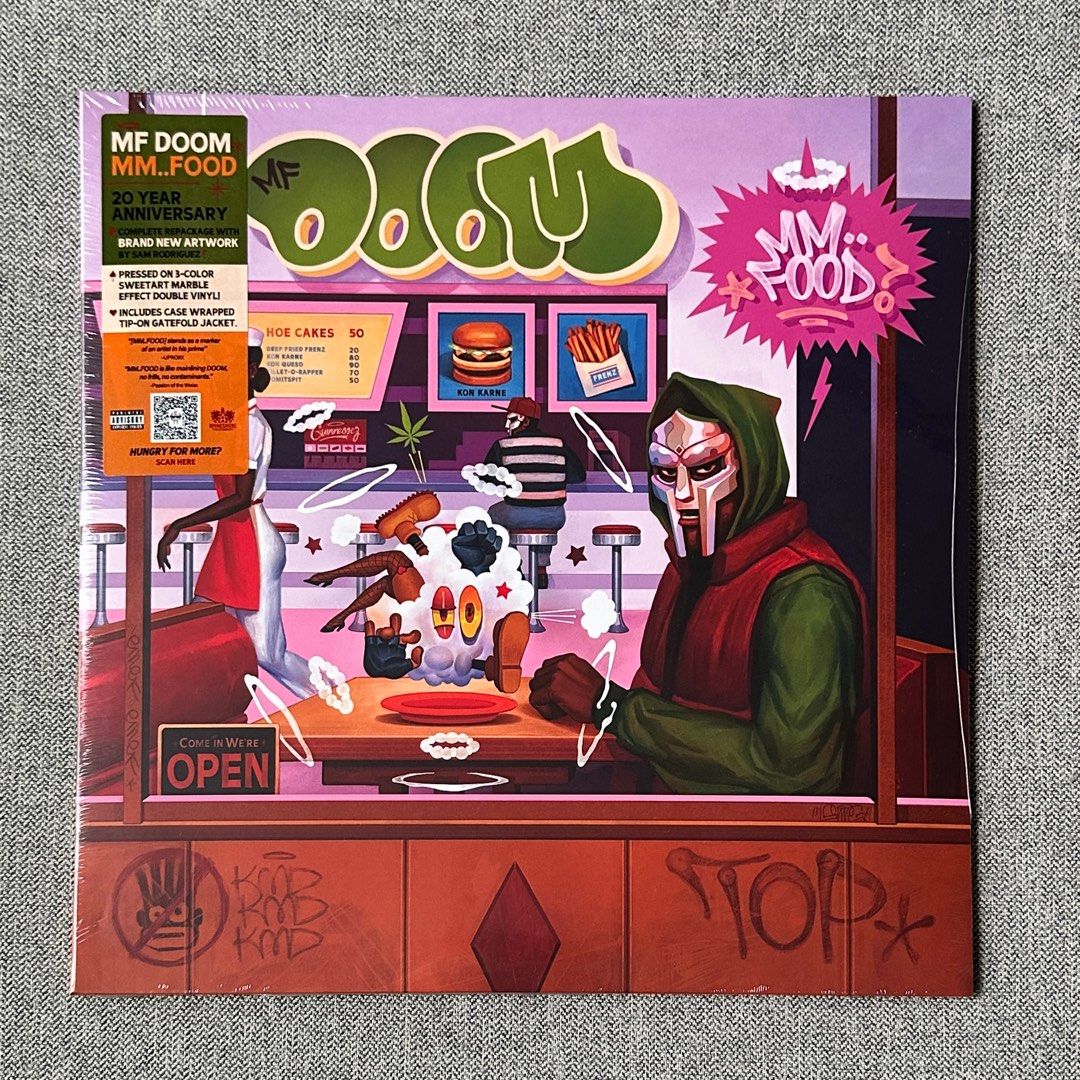 Mf Doom - Mm food vinyl 2 LP (20th anniversary), Hobbies & Toys, Music ...
