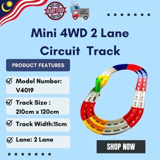 Mini 4WD Circuit Track 2 Lane for 4wd Car Brand Daxing V4019, Hobbies ...