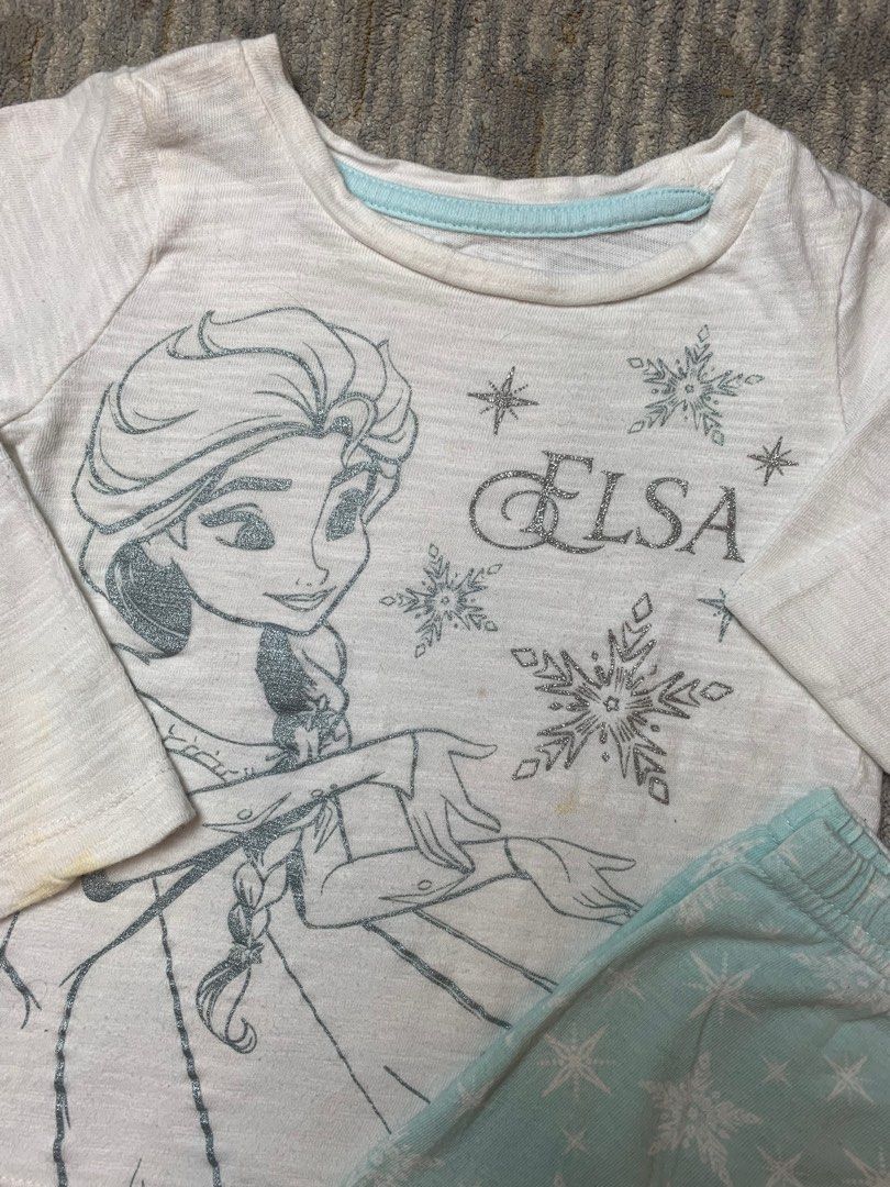 Mothercare Disney Frozen Elsa Pyjamas (1-2yo), Babies & Kids, Babies ...