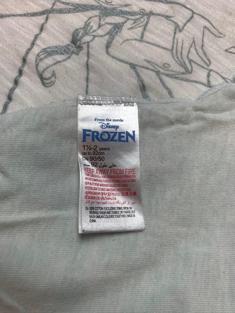 Mothercare Disney Frozen Elsa Pyjamas (1-2yo), Babies & Kids, Babies & Kids Fashion on Carousell