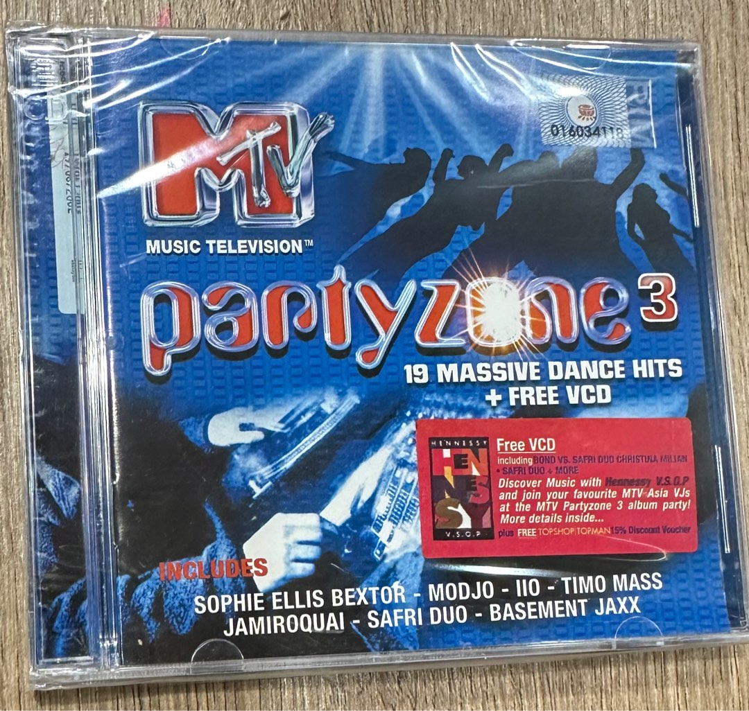 MTV Party Zone 3 - CD+ VCD, Hobbies & Toys, Music & Media, CDs & DVDs ...