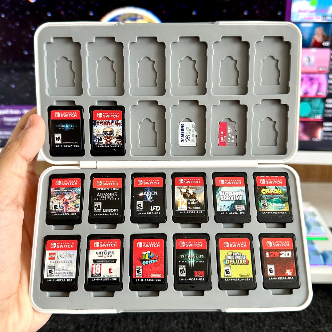 Nintendo Switch Game Carts Cartridges, Video Gaming, Video Games ...