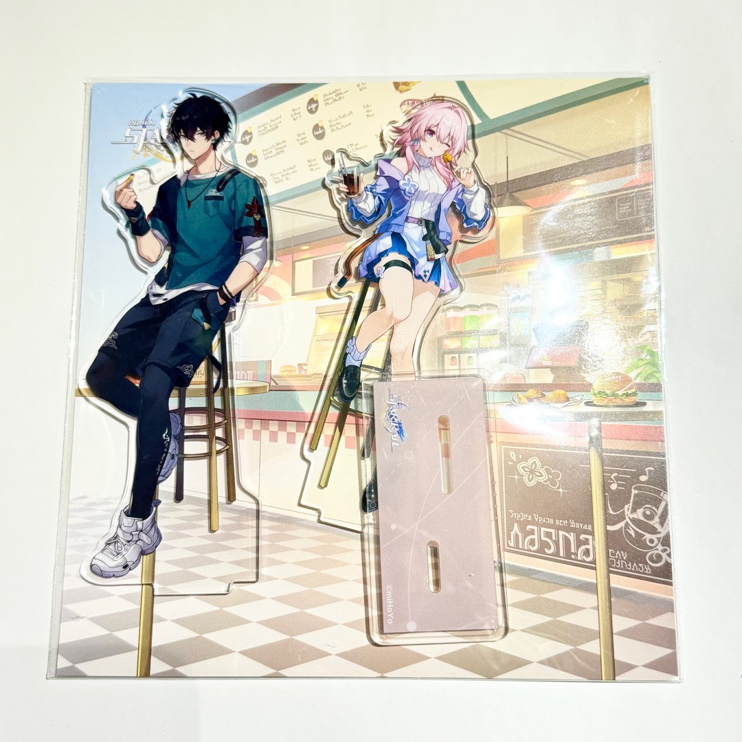 ON HAND Official honkai star rail collab exclusive mann hann acrylic ...
