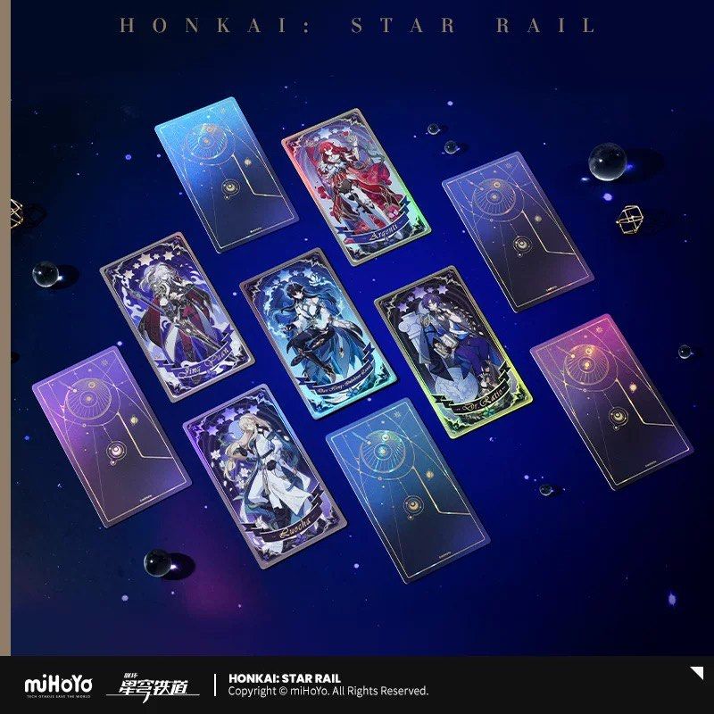 ON HAND Official jing yuan tarot card collectible cards honkai star ...