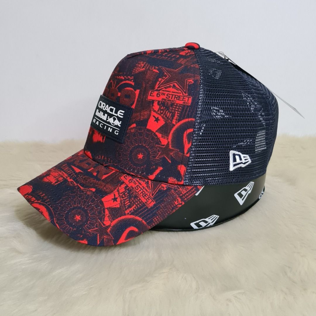 Oracle Red Bull Racing New Era 9Forty A-Frame Trucker Cap , Men's ...