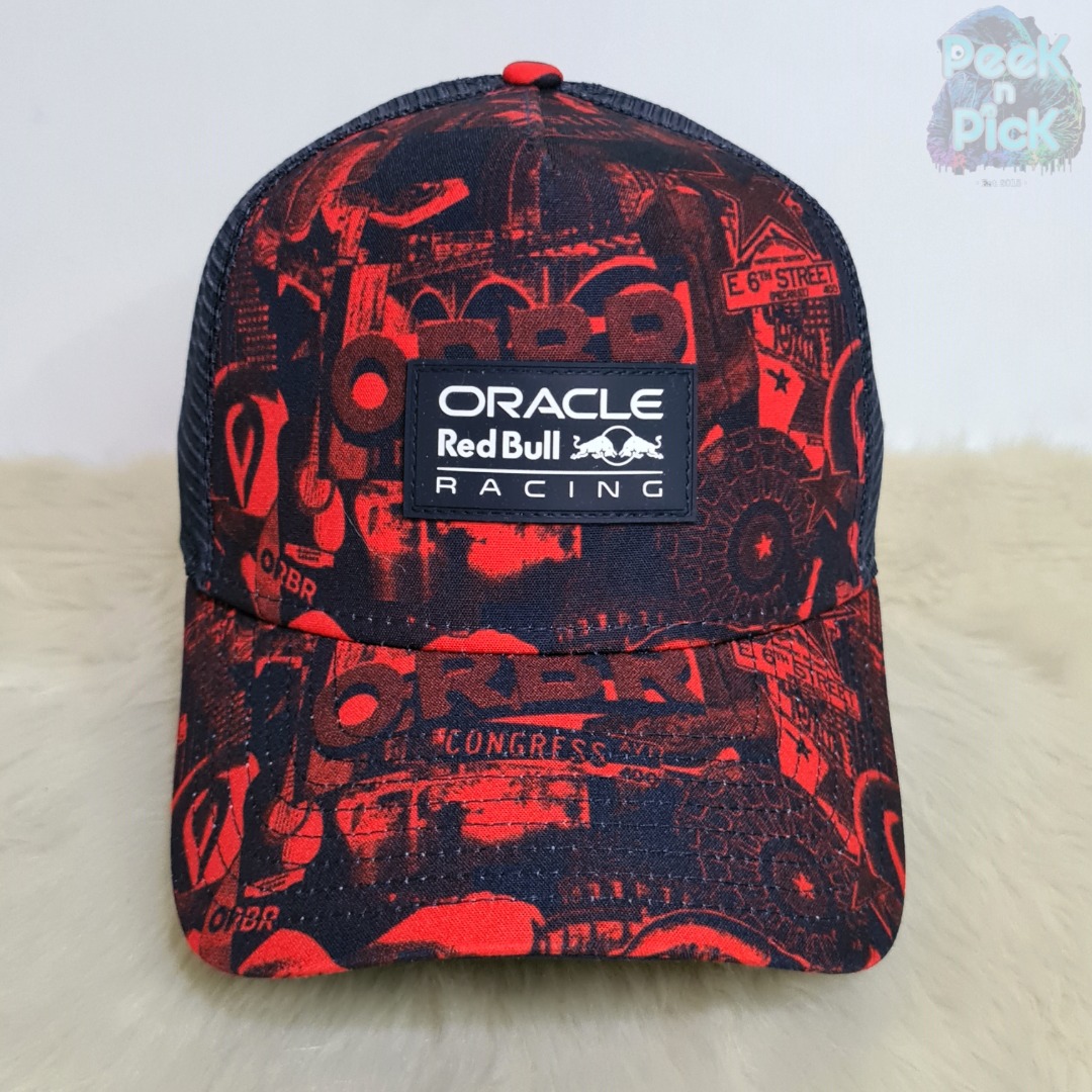 Oracle Red Bull Racing New Era 9Forty A-Frame Trucker Cap , Men's ...