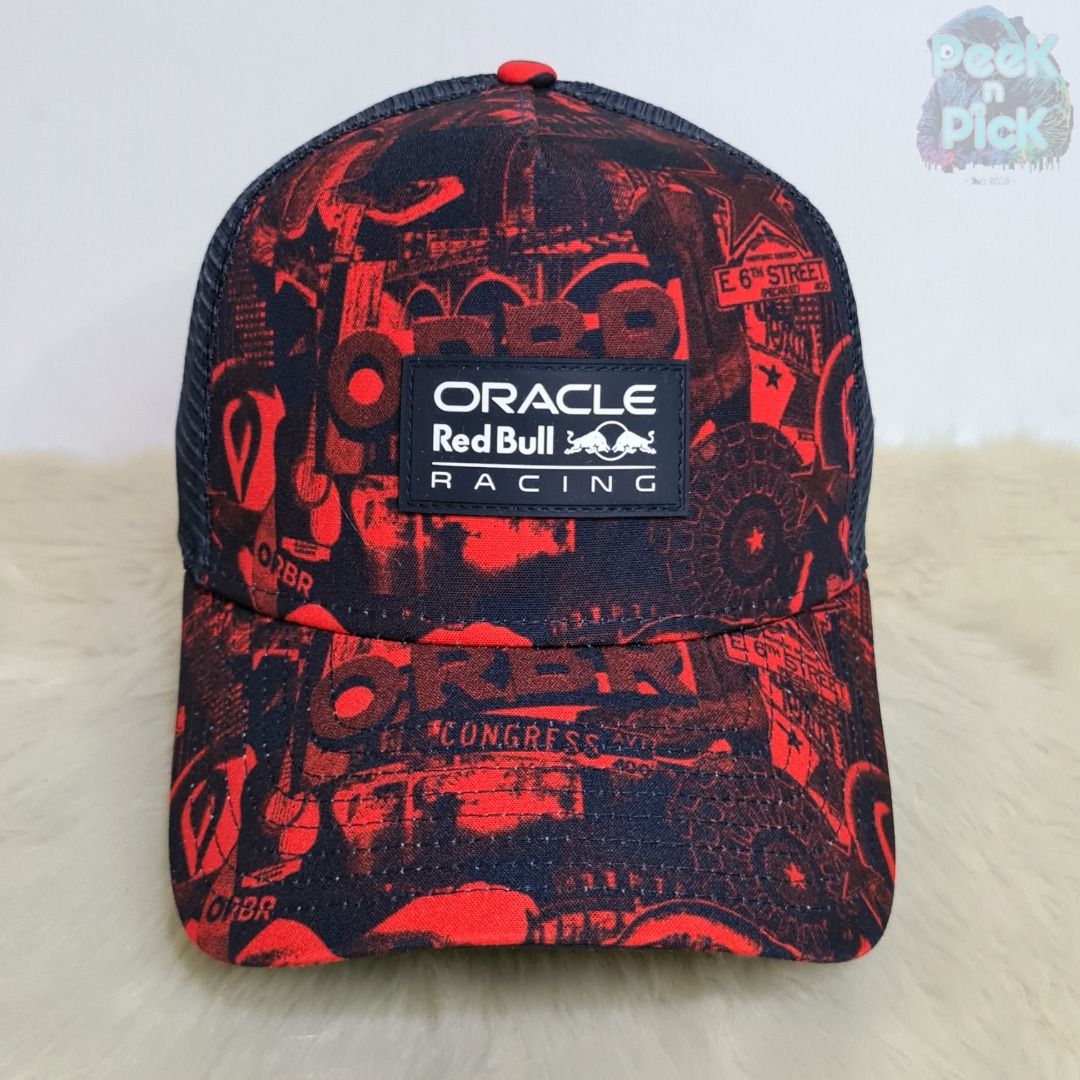 Oracle Red Bull Racing New Era 9Forty A-Frame Trucker Cap , Men's ...