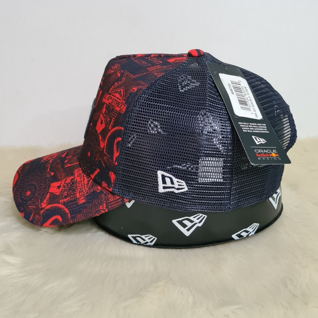 Oracle Red Bull Racing New Era 9Forty A-Frame Trucker Cap , Men's ...