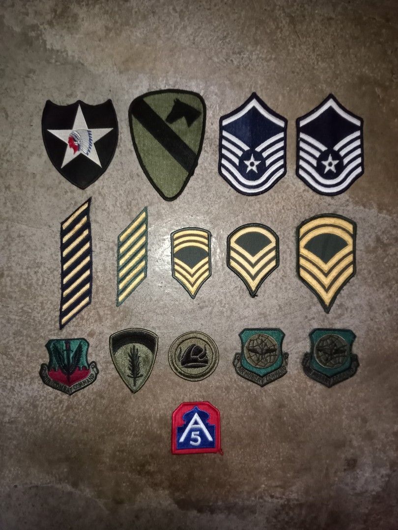 Original US Army Patches Vietnam War WWII, Everything Else, Others on ...