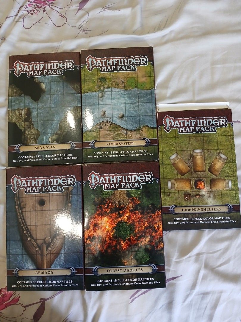 Pathfinder Map Packs, Hobbies & Toys, Toys & Games on Carousell