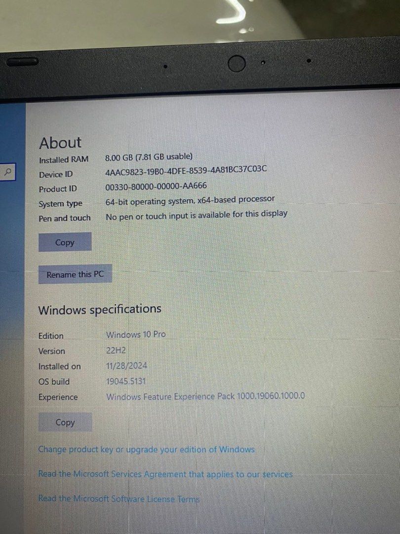 pc full setup lenovo M720 thinkpad (sec) sama macam dalam gambar ...