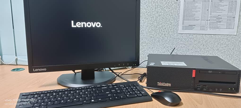 pc full setup lenovo M720 thinkpad (sec) sama macam dalam gambar ...