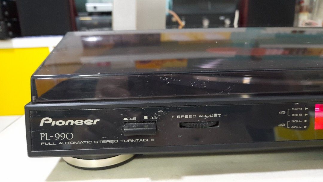PIONEER PL-990 Full-Auto Turntable, Audio, Other Audio Equipment on Carousell