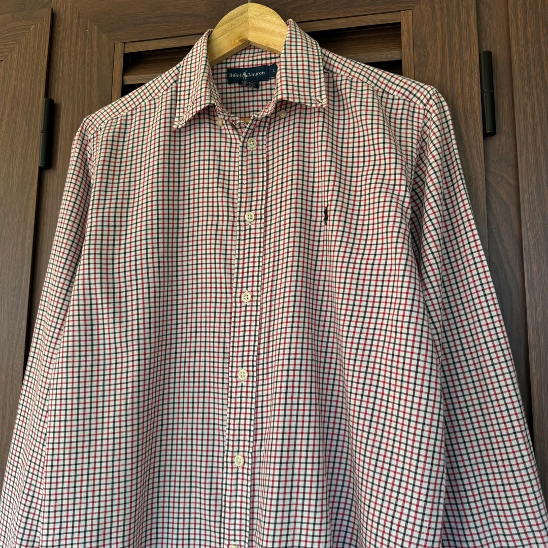 Polo Ralph Lauren Checkered, Men's Fashion, Tops & Sets, Tshirts & Polo ...