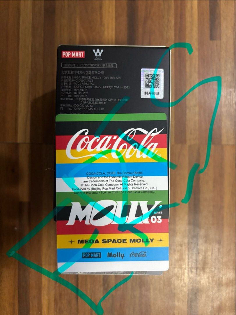 Pop Mart: Space Molly Series 3 Secret 03 Coca Cola, Hobbies & Toys ...