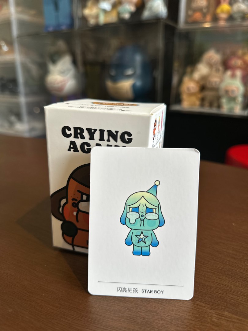 POPMART CRYING AGAIN CRYBABY STAR BOY, Hobbies & Toys, Collectibles ...